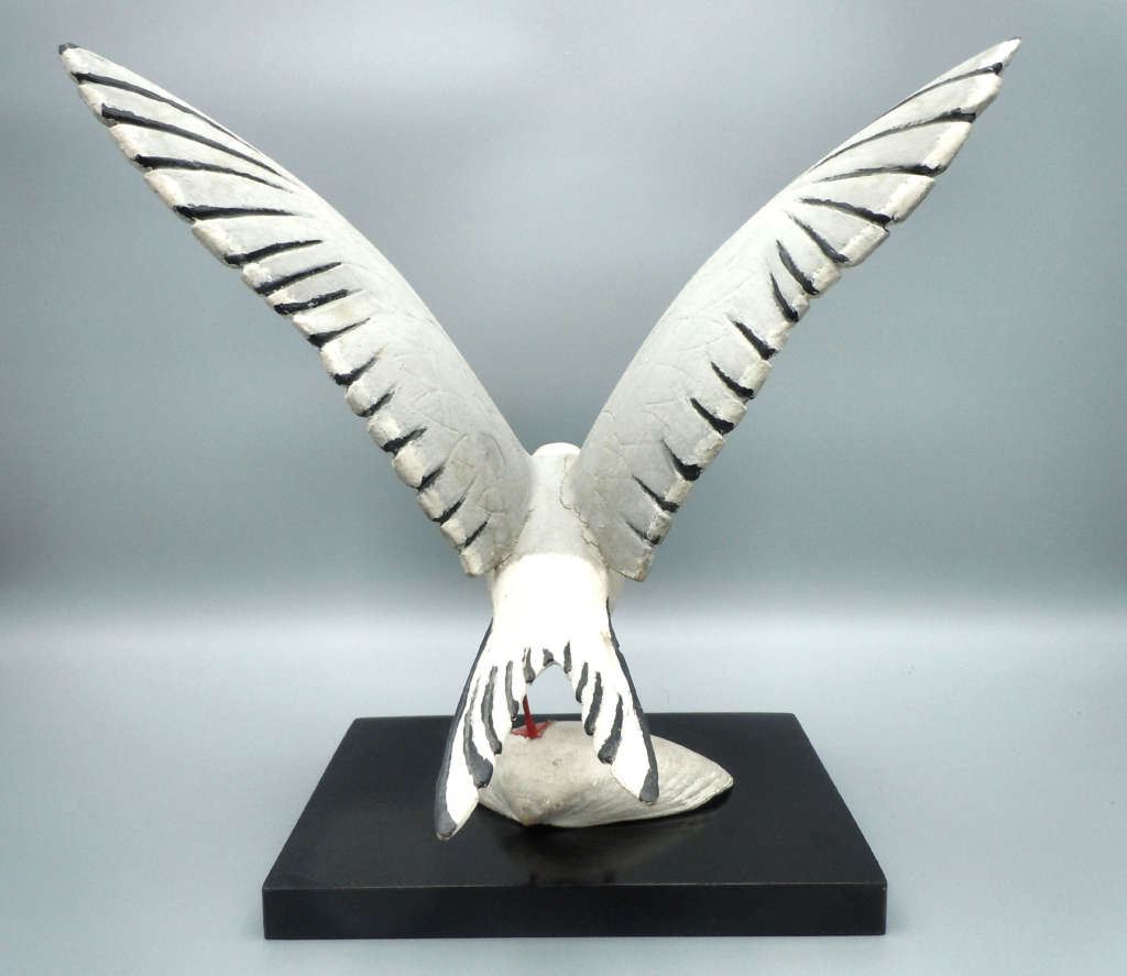 WOOD CARVED & PAINTED COMMON TERN – American Antiques