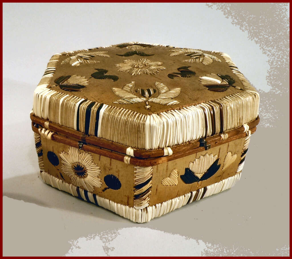 Native American – Ojibwa – Box – American Antiques