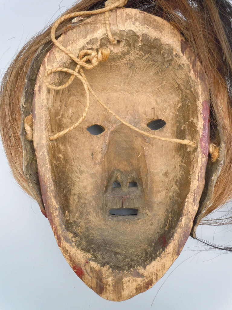 IROQUOIS FALSE FACE MASK & SACRED TURTLE RATTLE – American Antiques