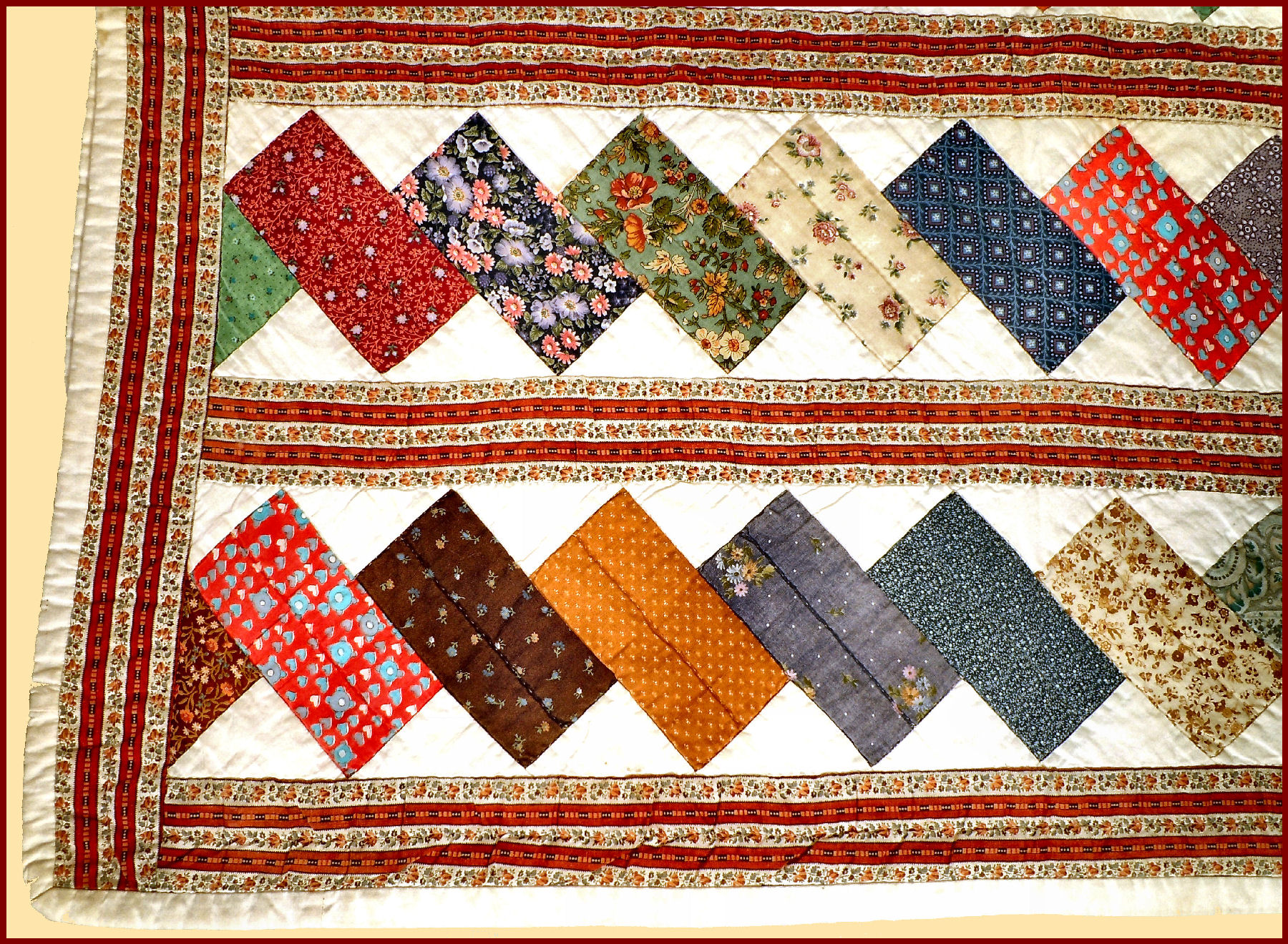 GRAPHIC STRIPS / DIAGONAL STRIPS – QUILT – American Antiques