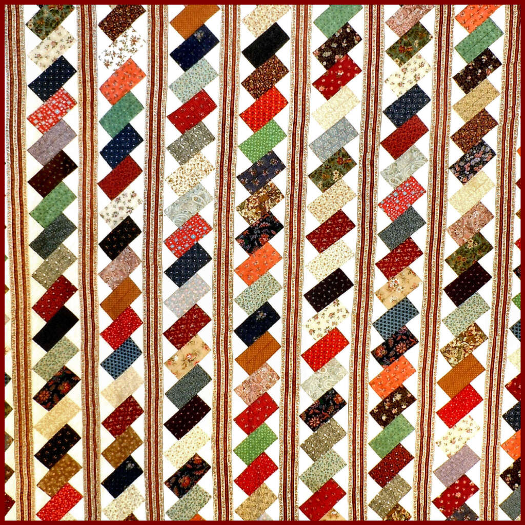 GRAPHIC STRIPS / DIAGONAL STRIPS – QUILT – American Antiques