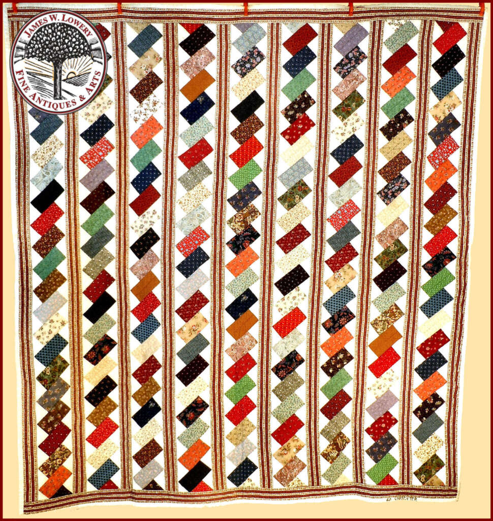 GRAPHIC STRIPS / DIAGONAL STRIPS – QUILT – American Antiques