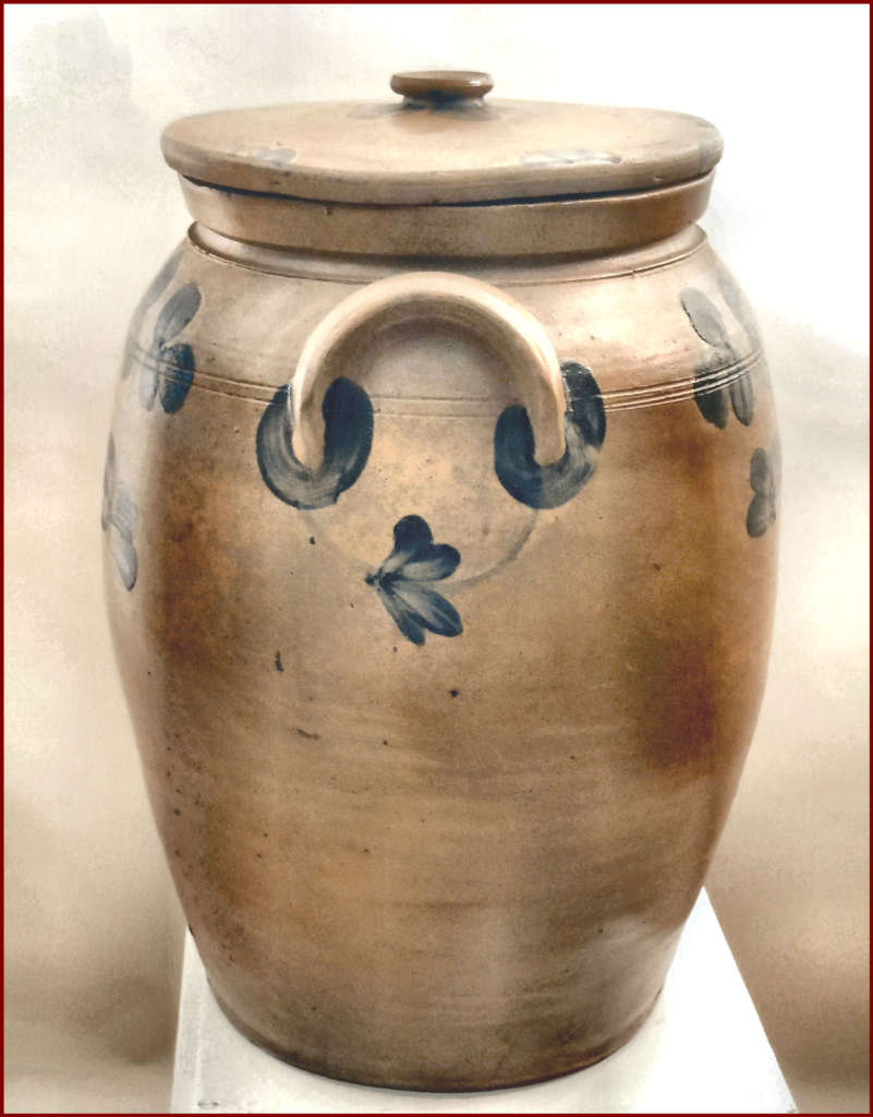 PETER HERRMANN ten-Gallon STONEWARE CROCK – American Antiques