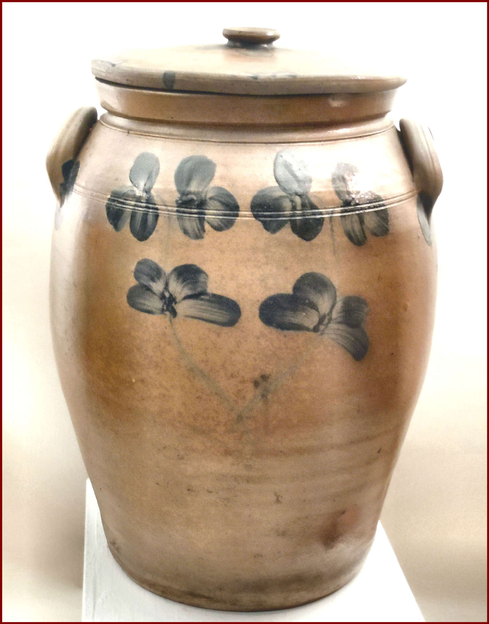 PETER HERRMANN ten-Gallon STONEWARE CROCK – American Antiques