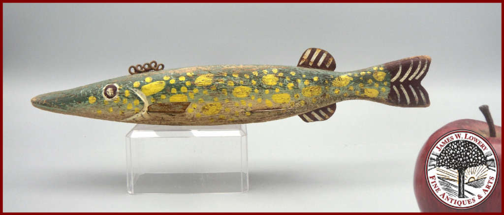 VINTAGE FISH DECOY – PIKE – American Antiques