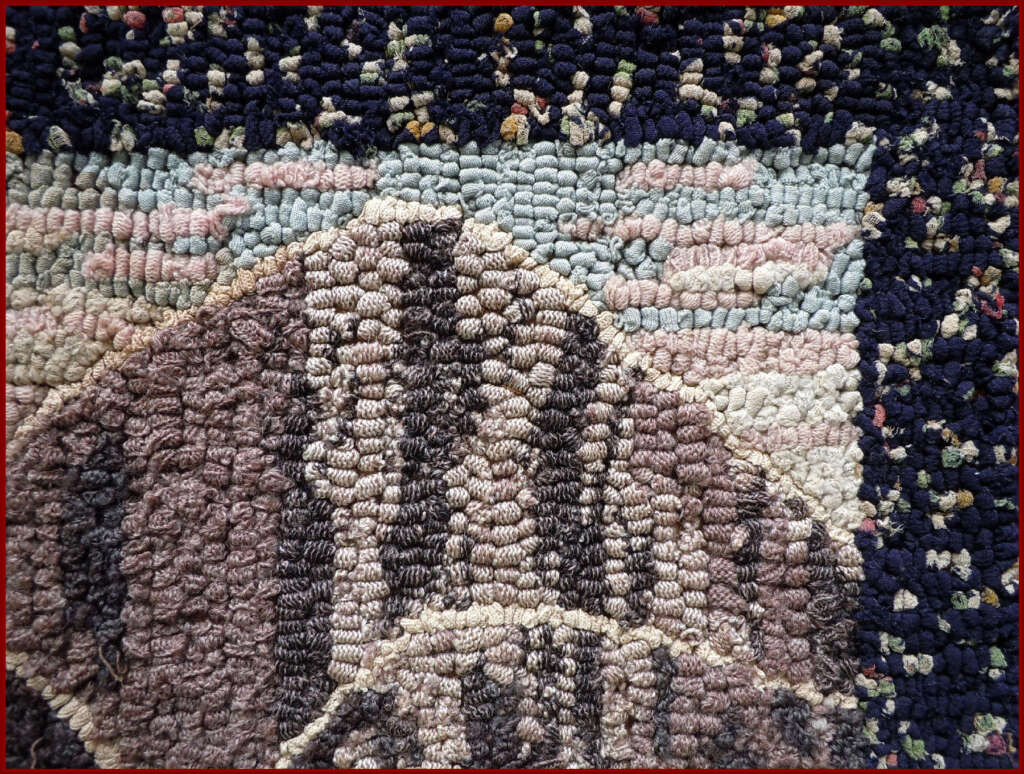 PICTORIAL HOOKED RUG – American Antiques
