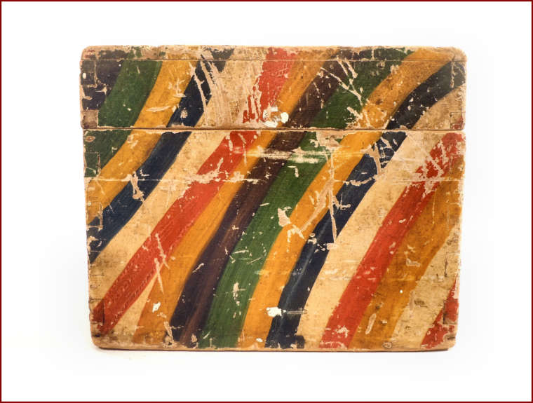 PAINT DECORATED BOX – JACOB C. HAPP – American Antiques