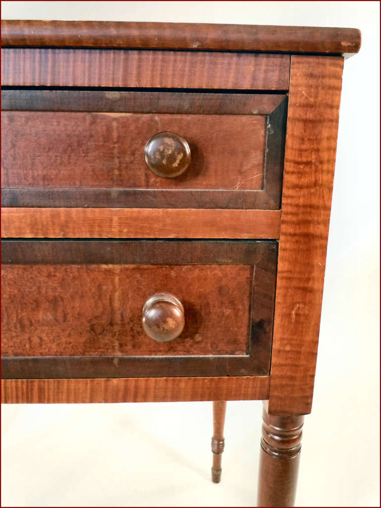 SHERATON / FEDERAL WORK TABLE – American Antiques