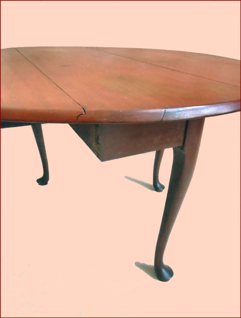 PAINTED QUEEN ANNE TABLE – American Antiques