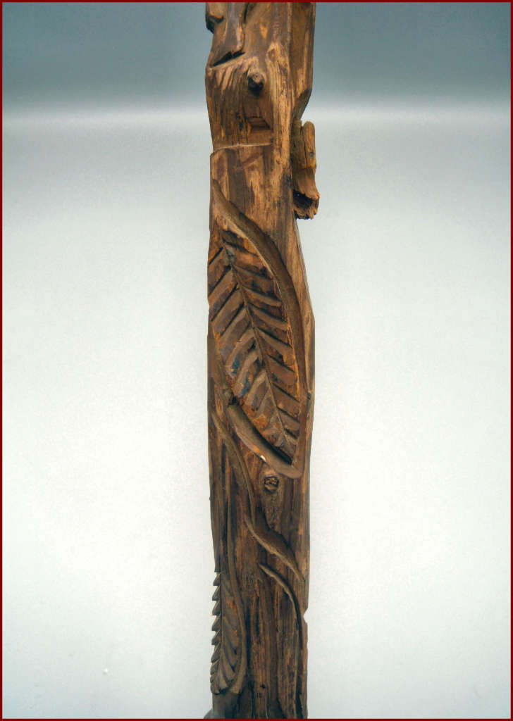 WOODEN CARVED CANE – American Antiques