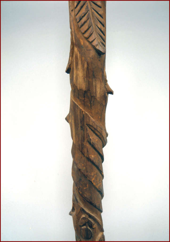 WOODEN CARVED CANE – American Antiques
