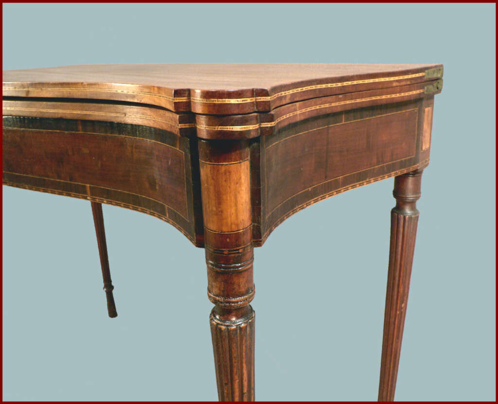 FEDERAL / SHERATON CARD TABLE – American Antiques