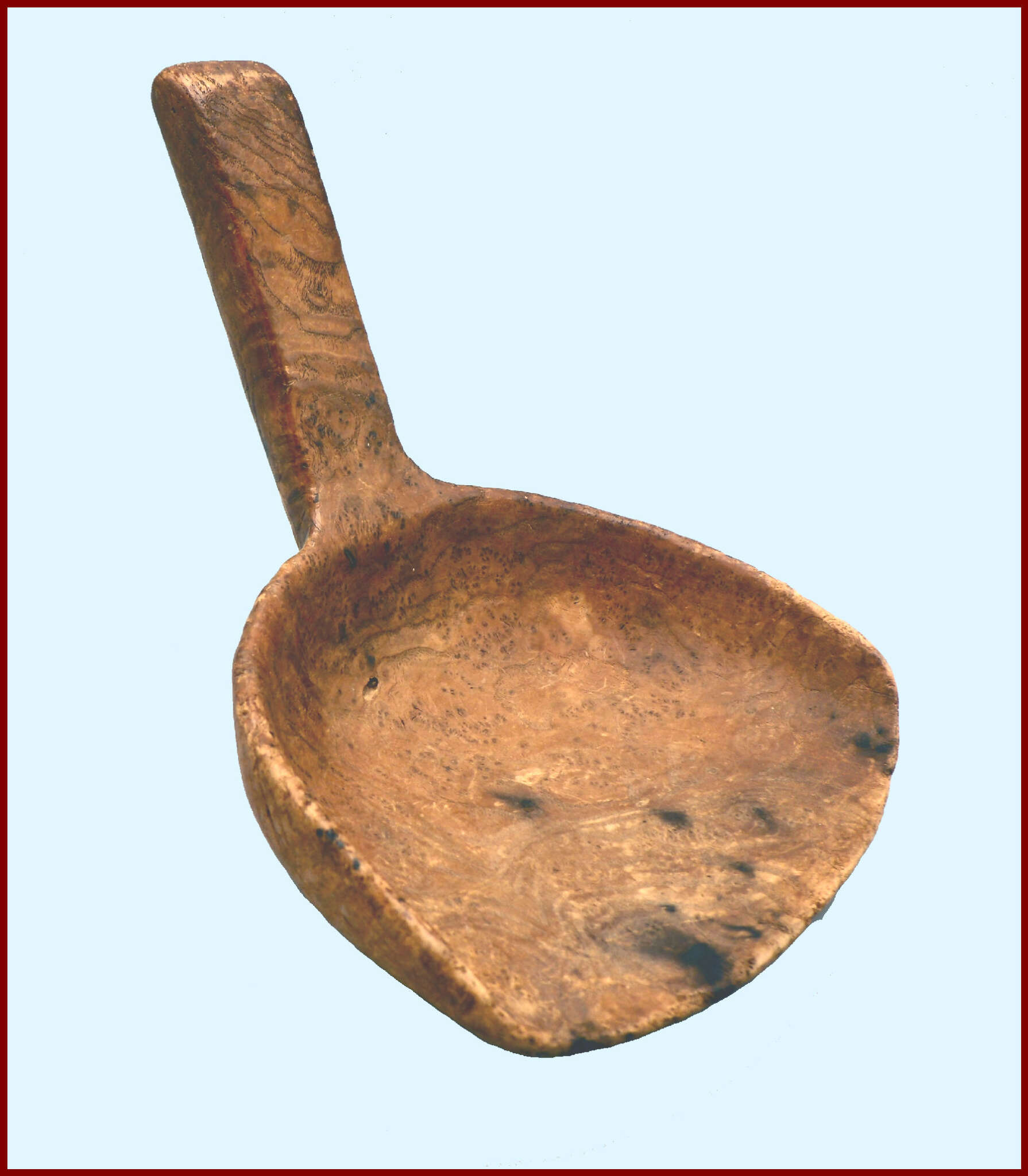 ANTIQUE NATIVE AMERICAN BURL LADLE – American Antiques