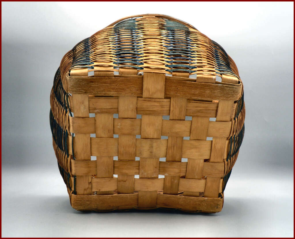 SPLINT BASKET with BLUE – American Antiques