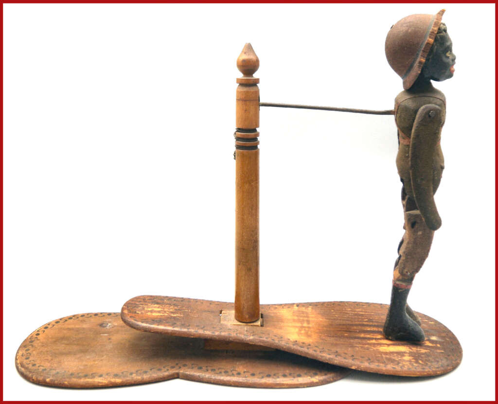 FOLK DANCING DOLL on PLATFORM – American Antiques
