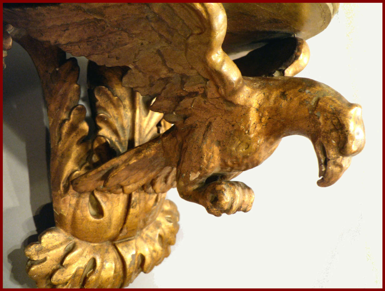 CARVED SPREAD WING EAGLE SHELF – American Antiques