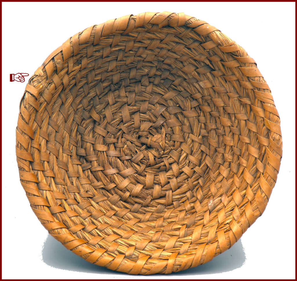 ANTIQUE RYE STRAW BASKET – American Antiques