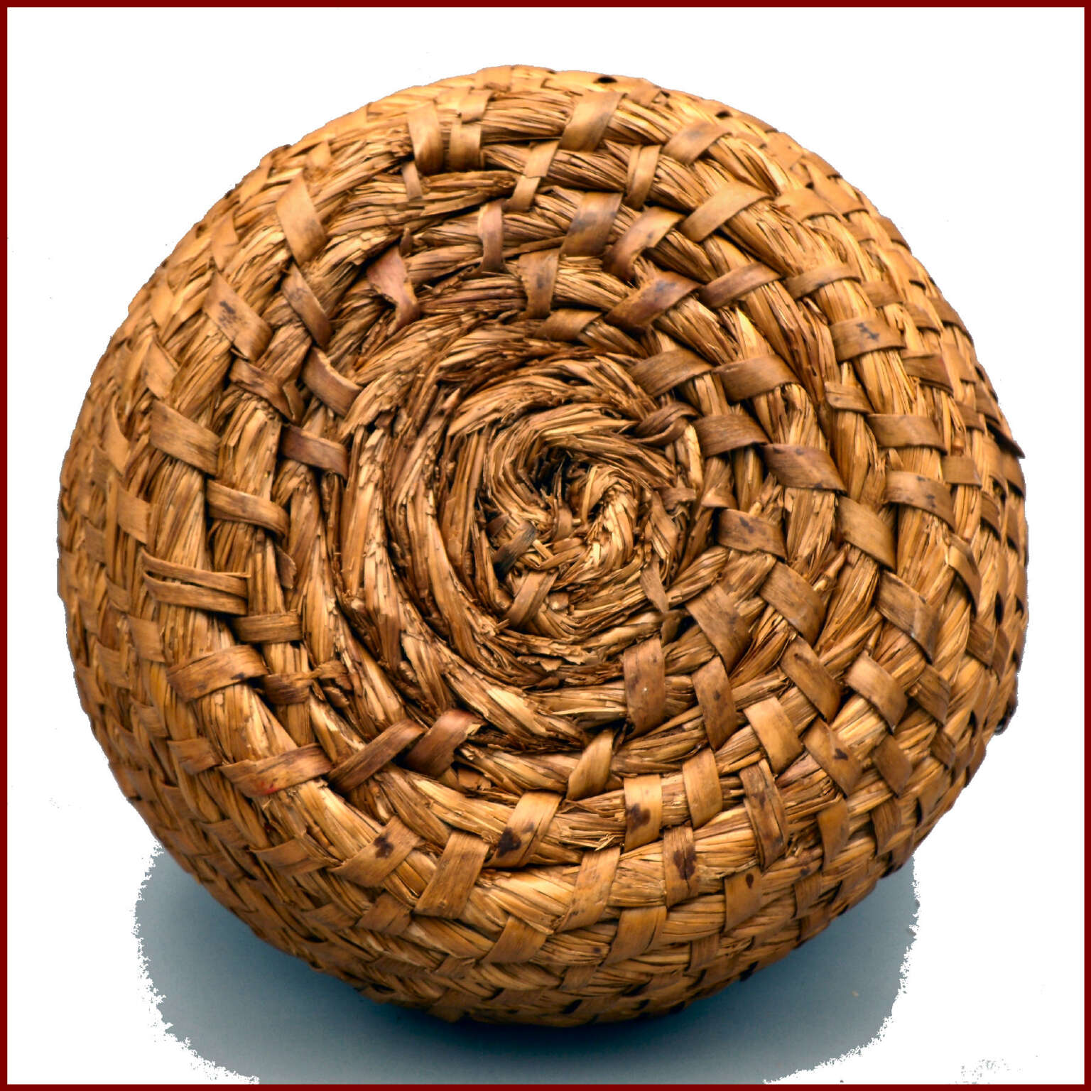 ANTIQUE RYE STRAW BASKET – American Antiques