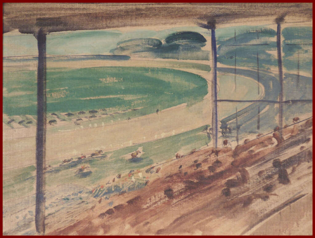Stuart Compton Henry – Race Track – American Antiques