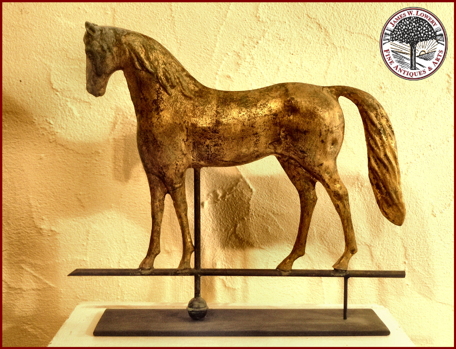 DIMINUTIVE HORSE WEATHERVANE American Antiques DIMINUTIVE HORSE WEATHERVANE American Antiques