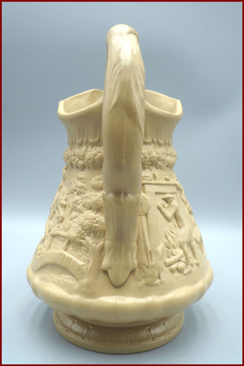 RIDGWAY & CO. RELIEF-MOULDED EARTHENWARE PITCHER – American Antiques