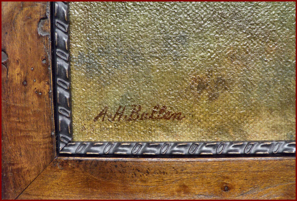 SUMMER LANDSCAPE PAINTING – A. H. BULLEN – American Antiques