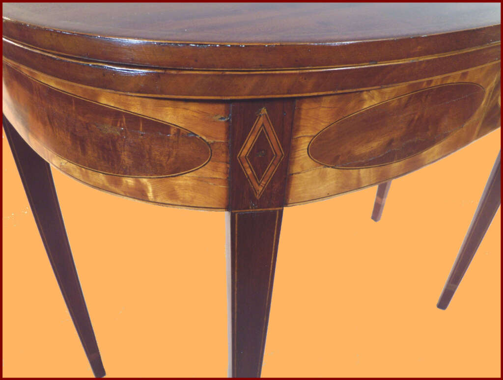FEDERAL INLAID CARD TABLE – American Antiques