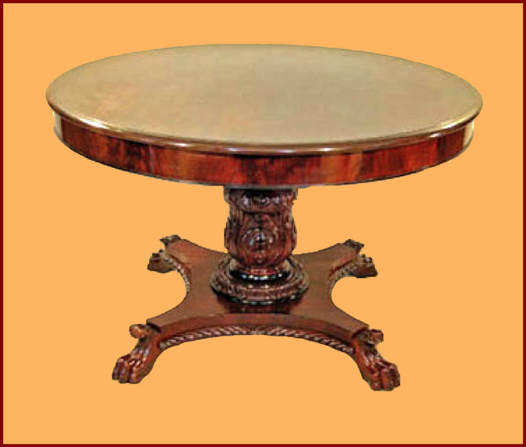 CLASSICAL CENTER TABLE – American Antiques