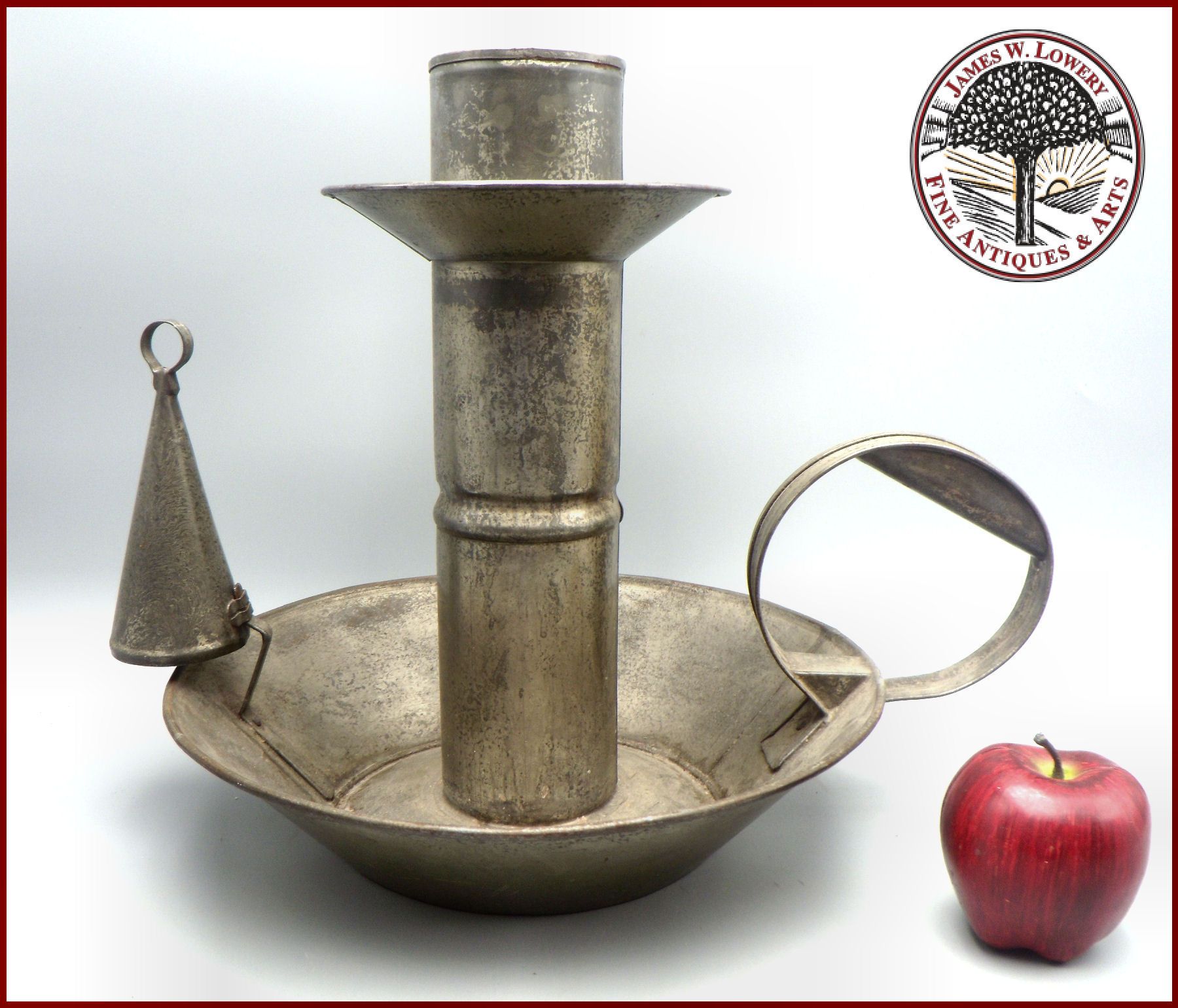 MERCHANT DISPLAY – OVERSIZE TINSMITH’S CANDLE HOLDER & SNUFFER ...